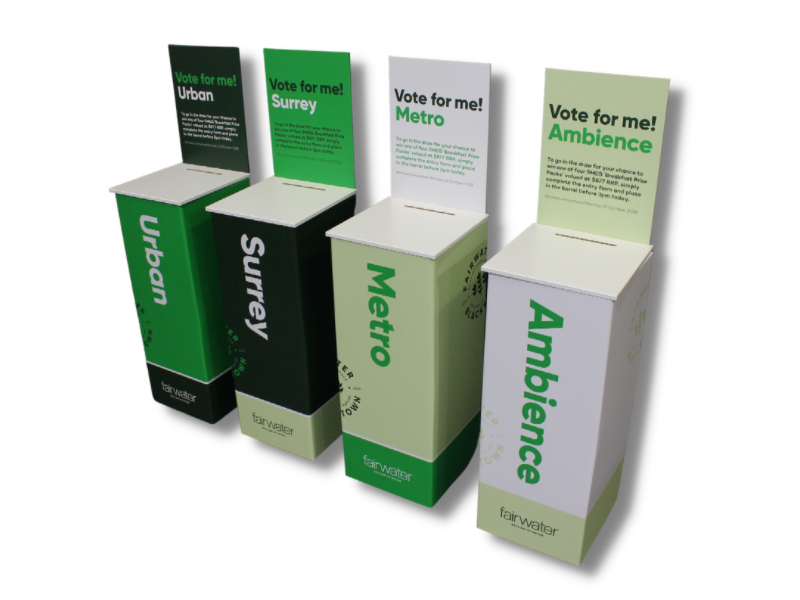 Fold-Flat Entry Boxes | Competition & Contest Boxes