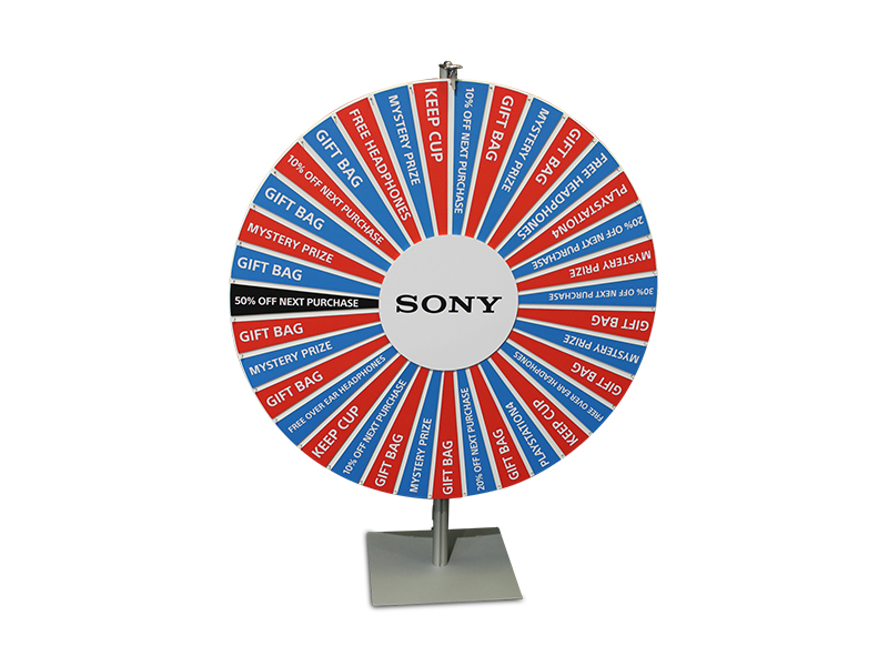 Floor Standing Prize Wheels| Spin & Win Prize Wheels & Prize Winners