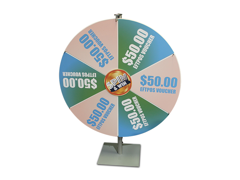 Floor Standing Prize Wheels| Spin & Win Prize Wheels & Prize Winners